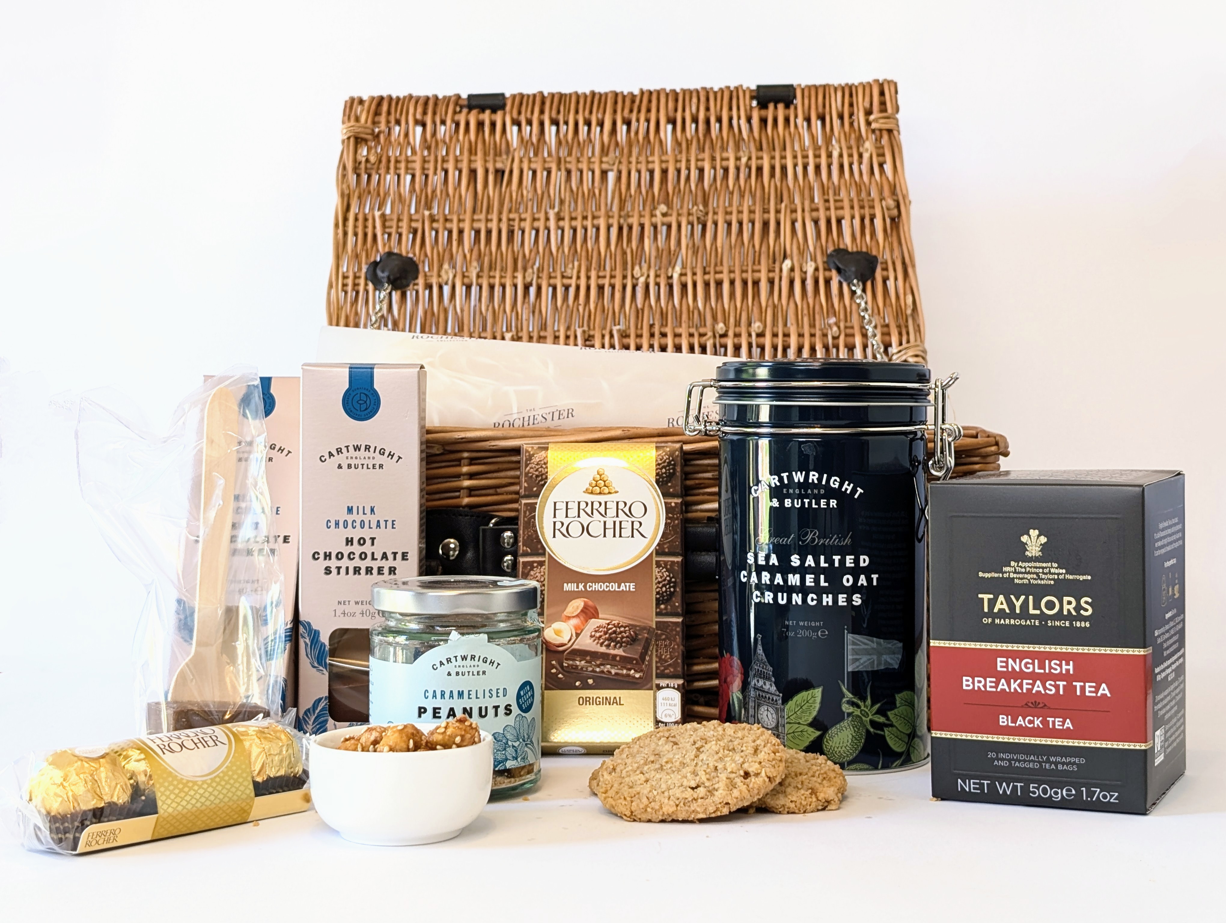 Golden Wicker Signature Tea Hamper